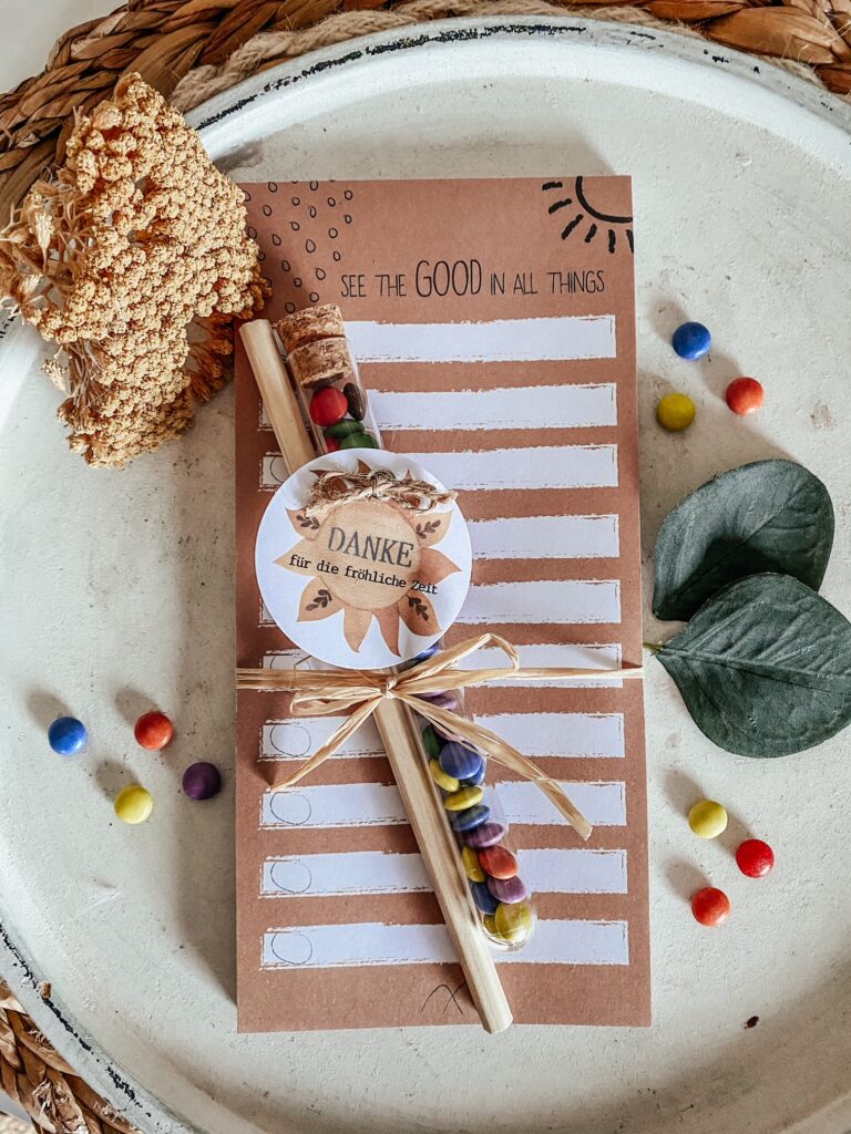 Abschiedsgeschenk BLOCK - Schatzls Schatzkisterl